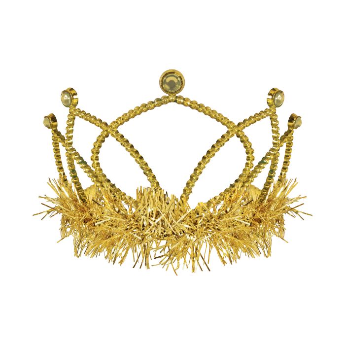 Plastic Tiara - Yellow – HornerNovelty