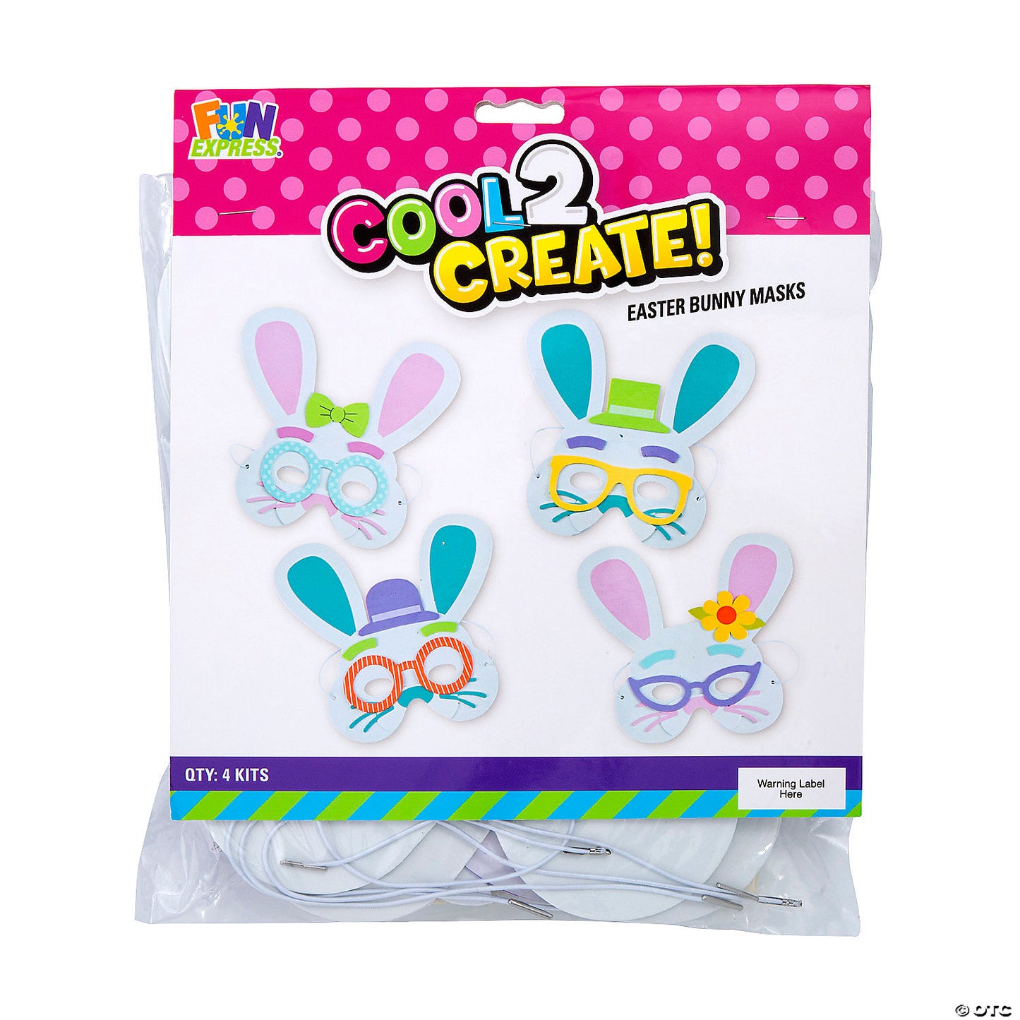 Easter Bunny Mask Craft Kit – HornerNovelty
