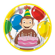 Curious George 9" Plate – HornerNovelty