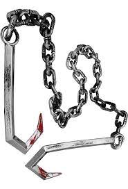 Meat Hook Weapon with Chain – HornerNovelty
