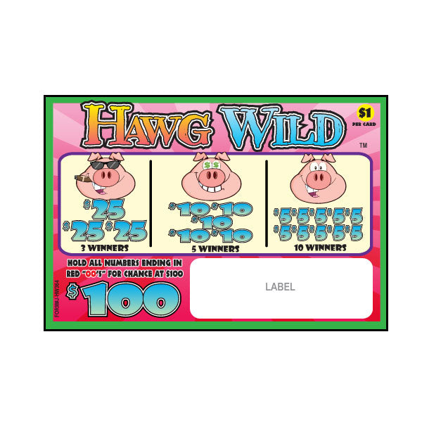 HAWG WILD PULL TAB 364 TICKETS J-HW364 – HornerNovelty