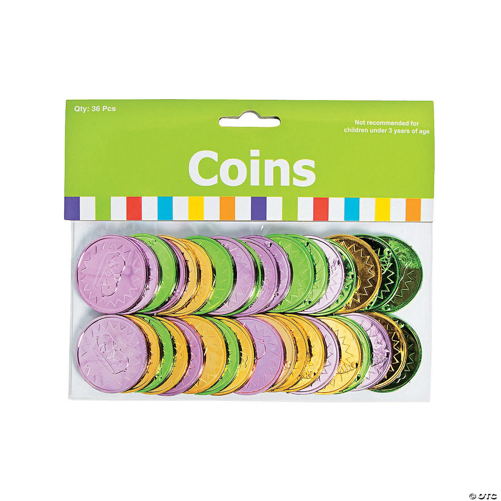 Mardi Gras Plastic Coins - 36ct. – HornerNovelty