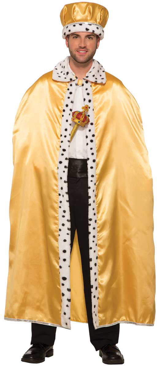 Royal Gold Spotted Cape - Adult Sized – HornerNovelty