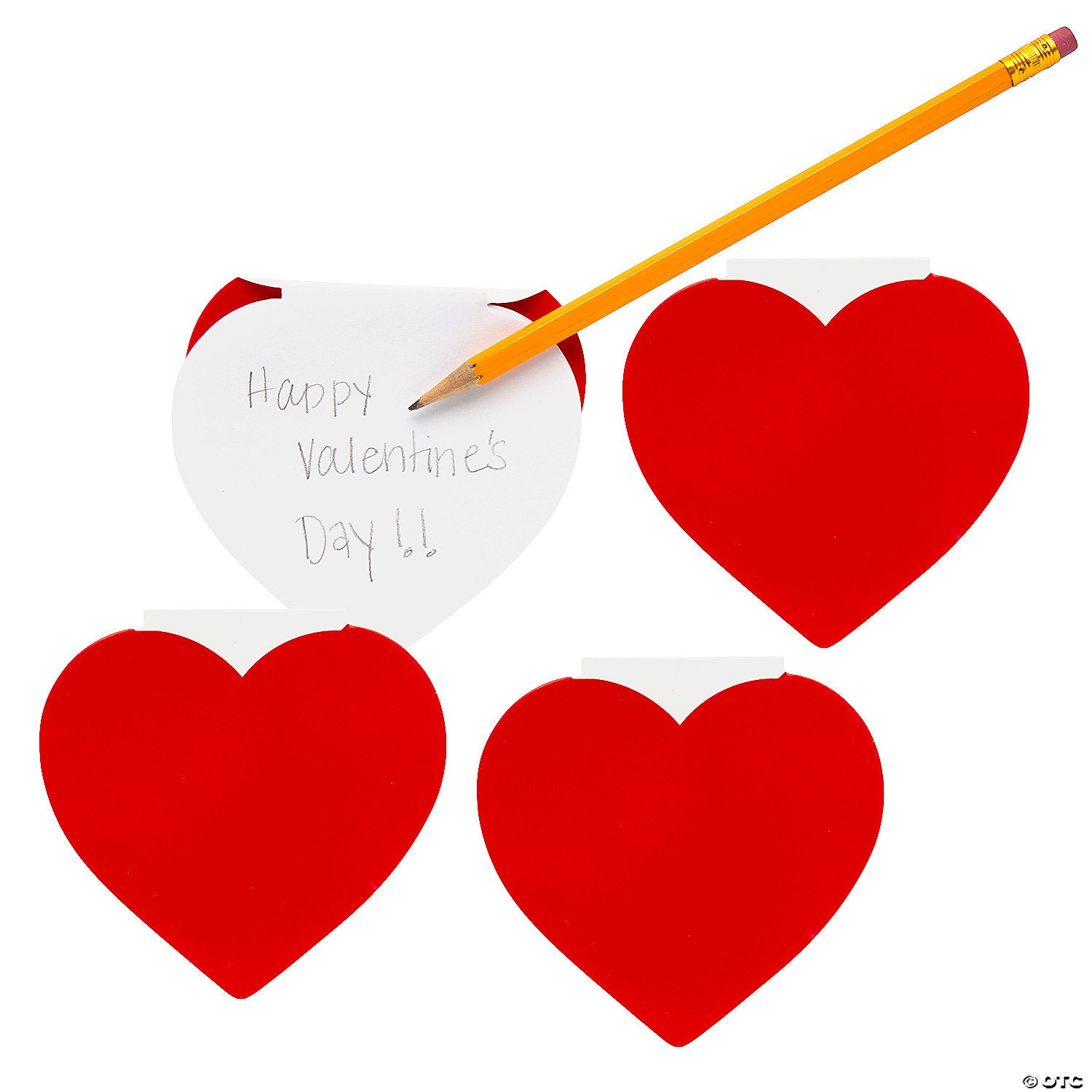 Valentine Heart Notepads - 24ct. – HornerNovelty