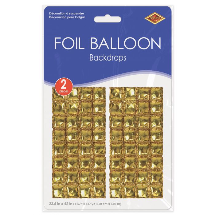 GOLD FOIL BALLOON BACKDROP – HornerNovelty